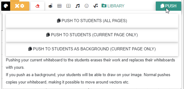 What is Push to students?